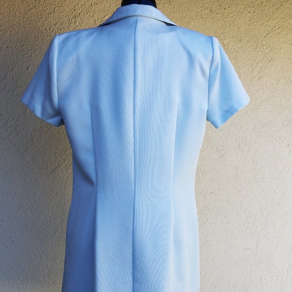 Jackets & Coats | Baby Blue 2 Piece One Button Blazer Dress | Poshmark